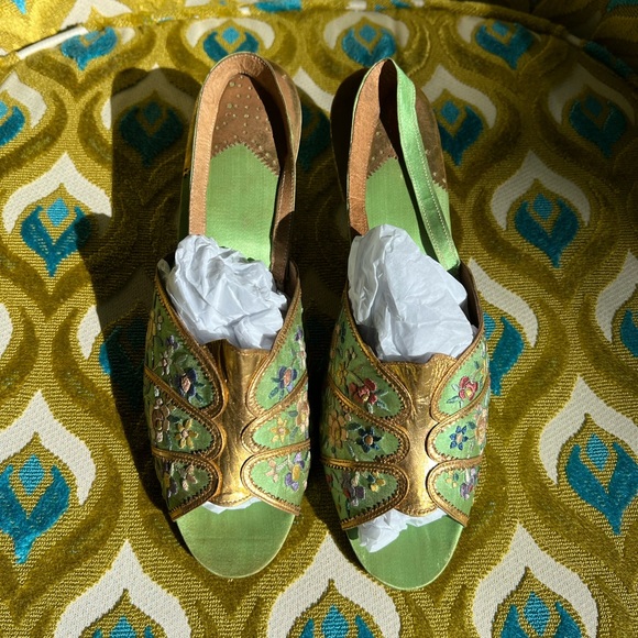 Antique 1920s | Shoes | Gorgeous Vintage Antique 92s Chinoiserie ...